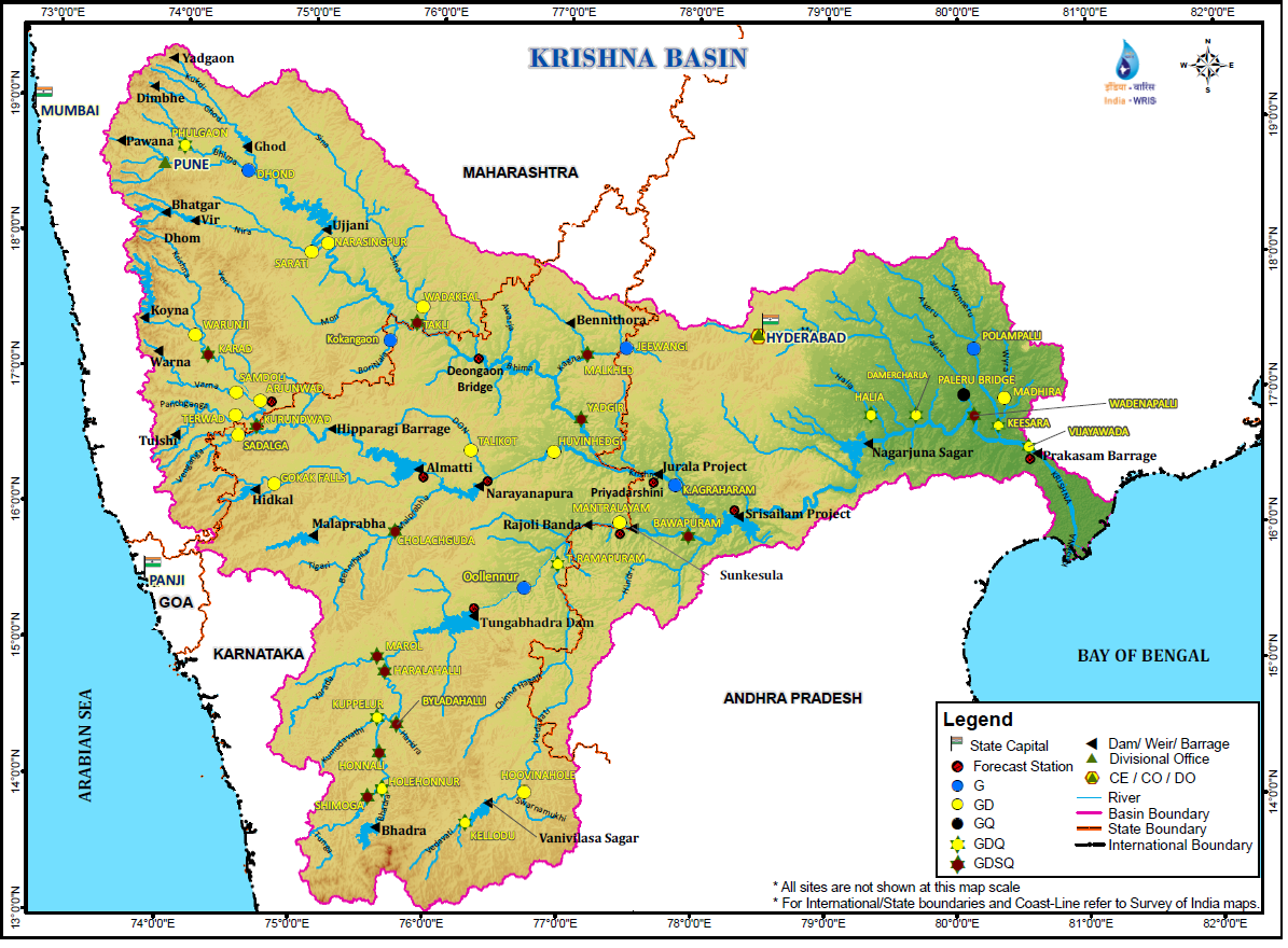 Krishna River System And Its Tributaries !! Explained !! – Rishi Upsc